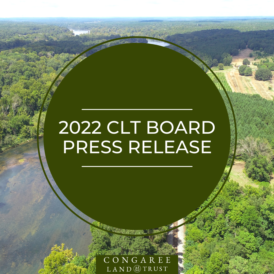 Congaree Land Trust 2022 CLT Board Press Release